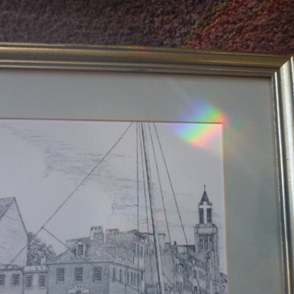 Vintage | Art | Vintage Framed Fells Point Art Print | Poshmark
